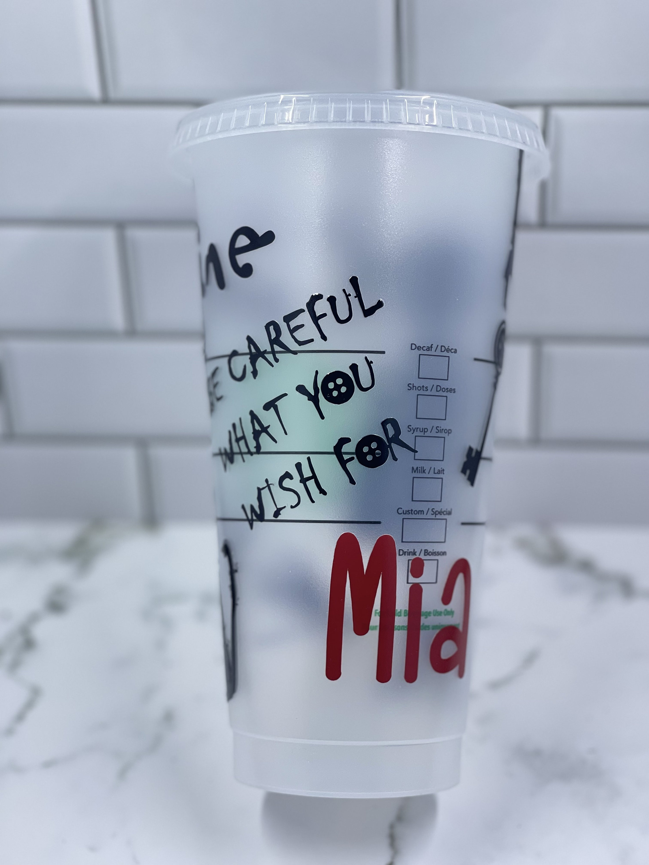 Coraline Starbucks 24oz Cold Cup - Etsy