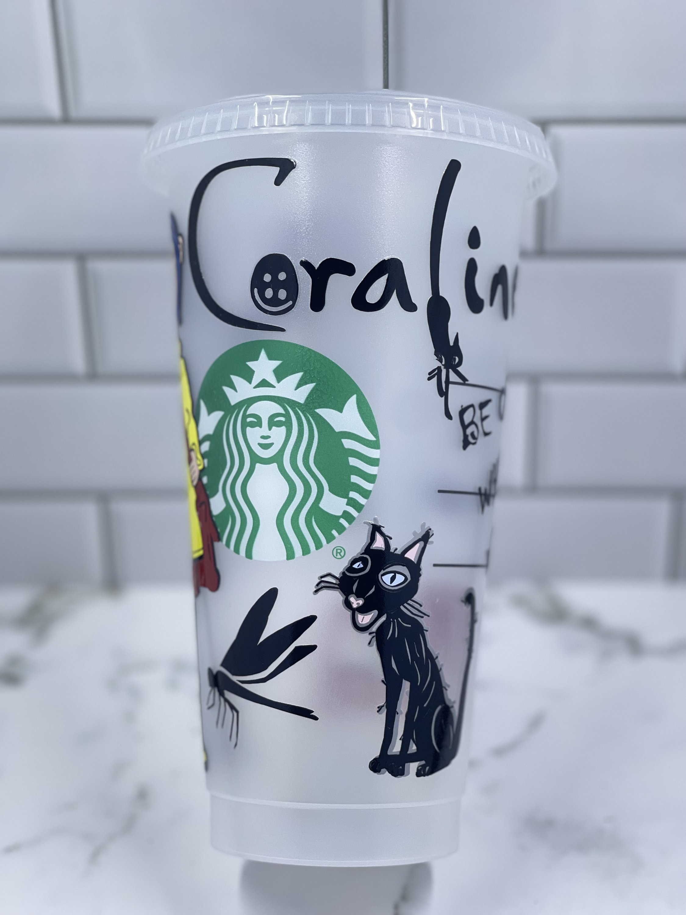 Coraline Starbucks 24oz Cold Cup - Etsy