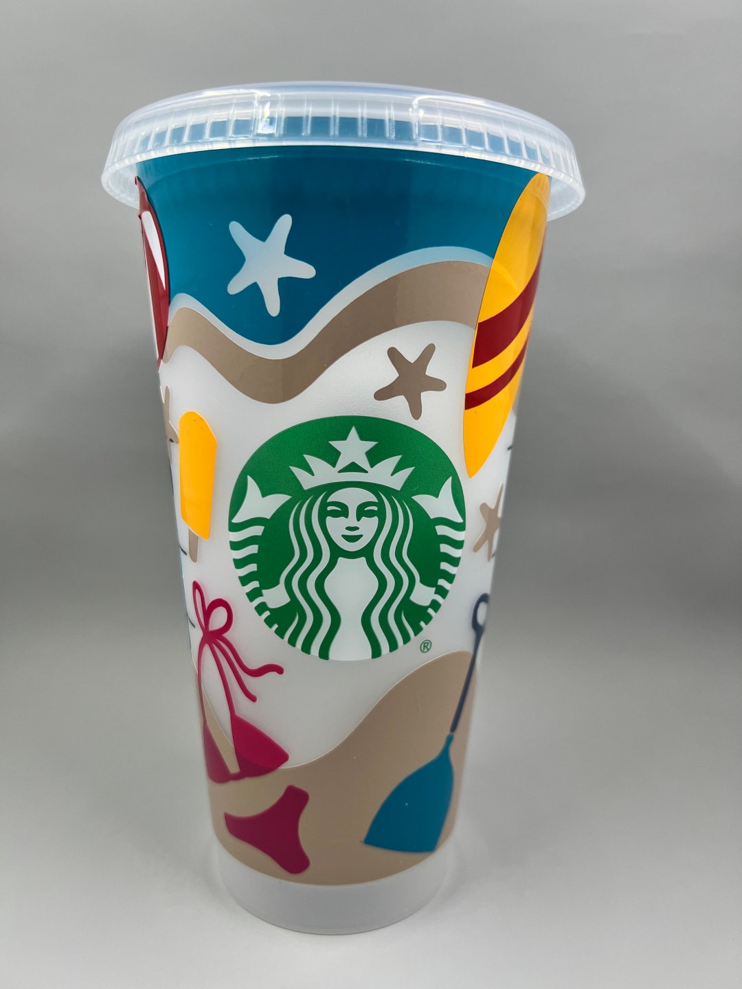 Beach Day Starbucks 24oz Cold Cup - Etsy
