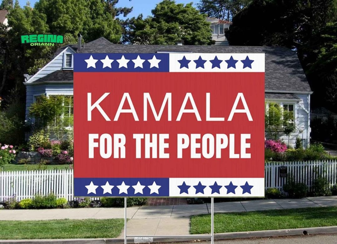 Kamala Harris Yard Sign, Kalama Political Yard Sign, Election Yard Sign ...
