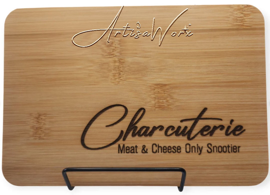 Snooty Slab Bamboo Charcuterie Board – “charcuterie Meat & Cheese Only ...