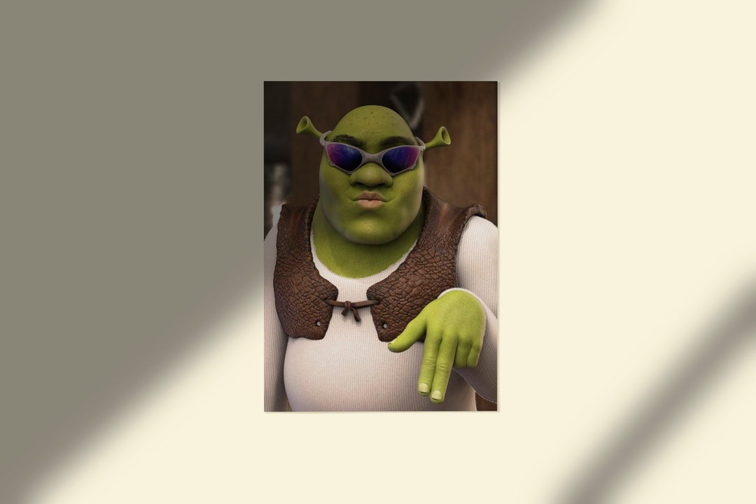 Slay Shrek Poster, Funny, Memes Poster - Etsy