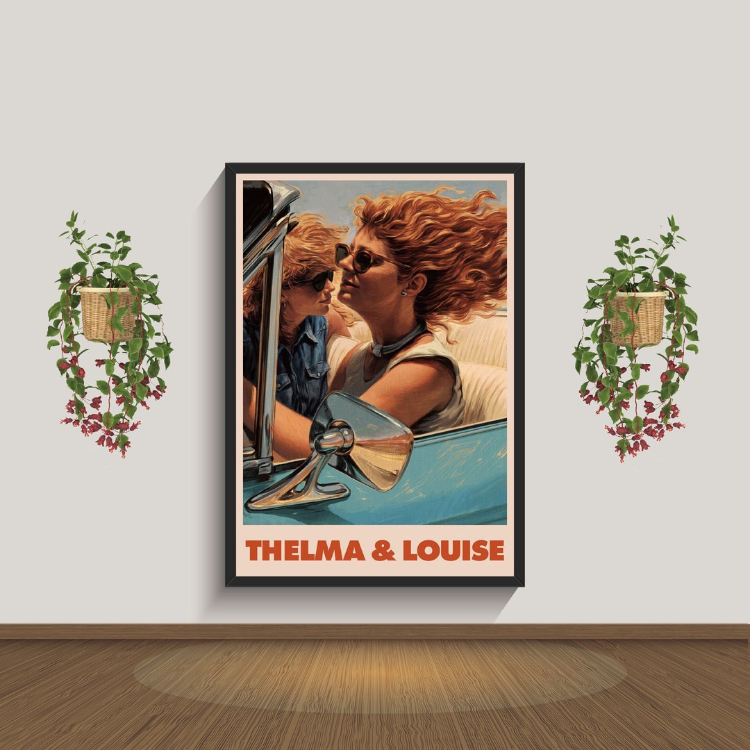 Thelma & Louise Movie Poster, High Quality Canvas Printing, Movie Wall ...