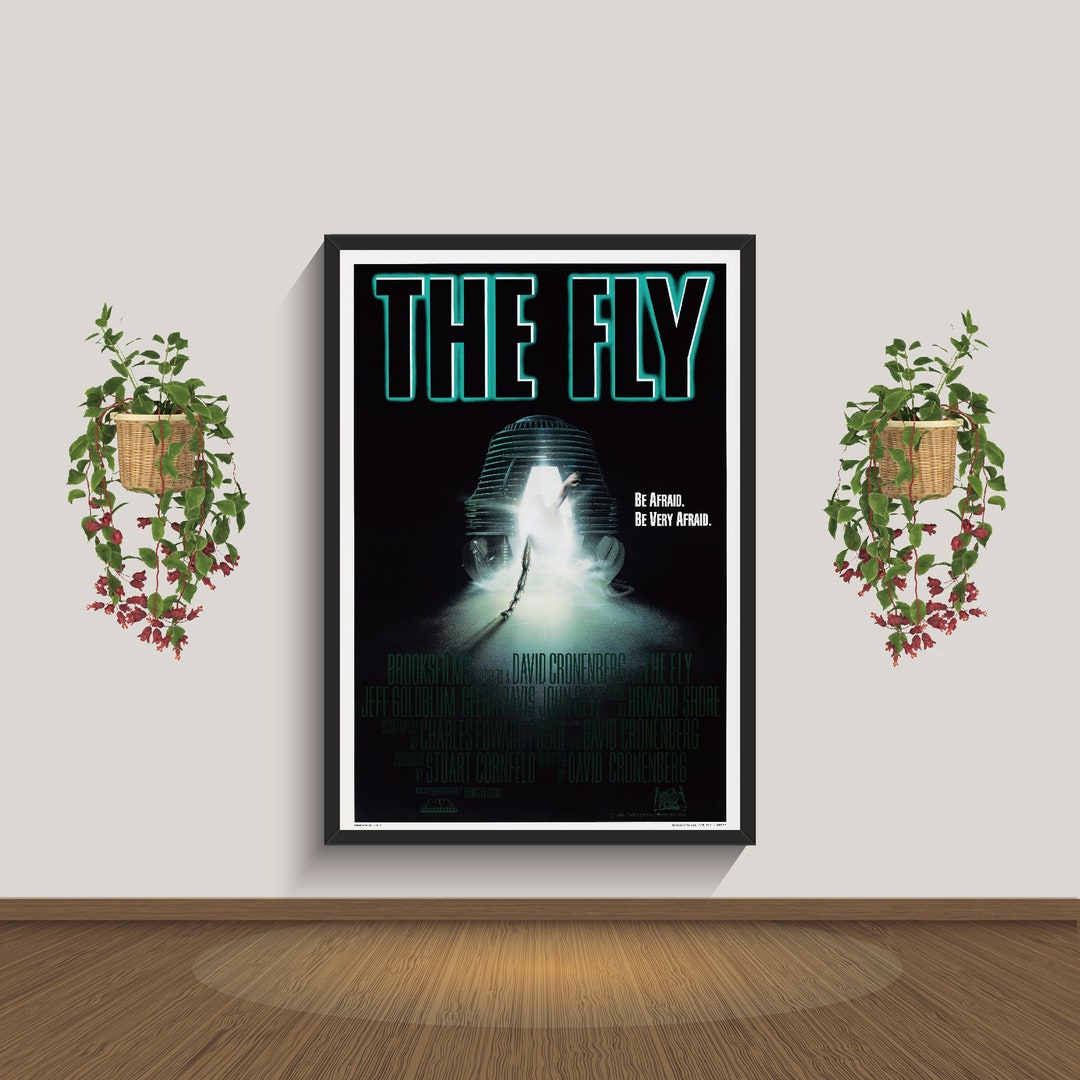 The Fly 1986 Movie Poster, High Quality Canvas Printing, Movie Wall Art ...