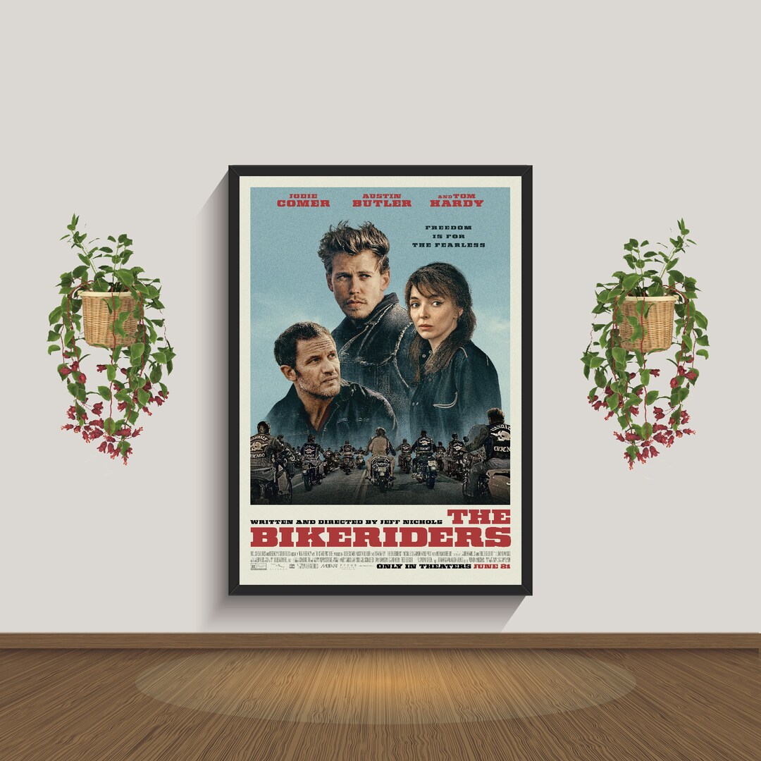 The Bikeriders 2024 Movie Poster, High Quality Canvas Printing, Movie ...