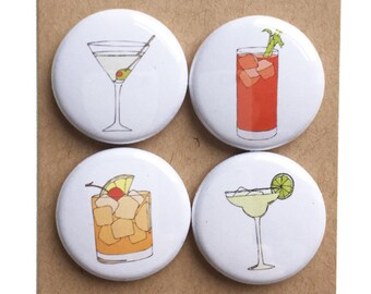 Vegetable fridge magnets set of four | Etsy