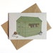 Garden Shed Card Eco Friendly Recycled Kraft Card for Gardener ...