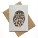 Owl Cards Set or Individual - Etsy