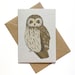 Owl Cards Set or Individual - Etsy