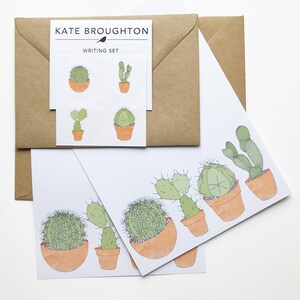 Cacti Writing Set With Stickers - Etsy