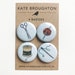 Craft Illustrated Badges Set of Four - Etsy