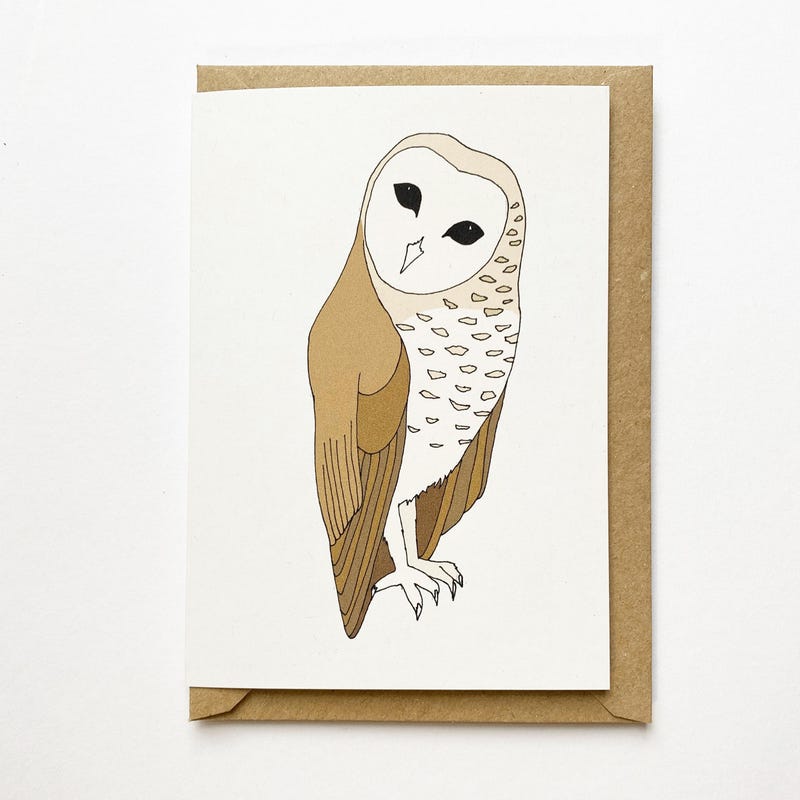 Owl Card - Etsy