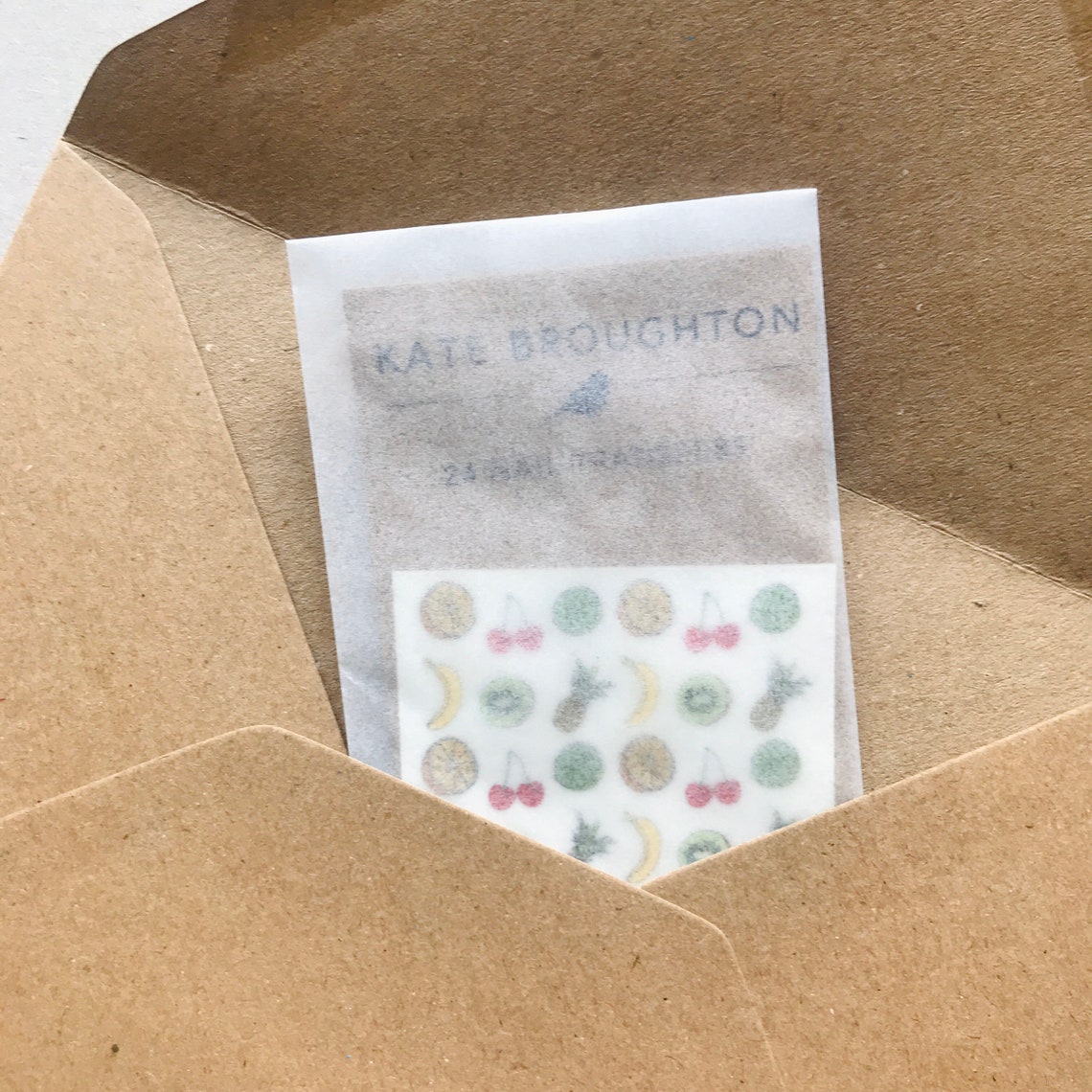 Fruit Nail Transfers Illustrated Tropical Nail Art Decals | Etsy