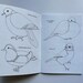 Colouring Book of British Birds 100% Recycled - Etsy