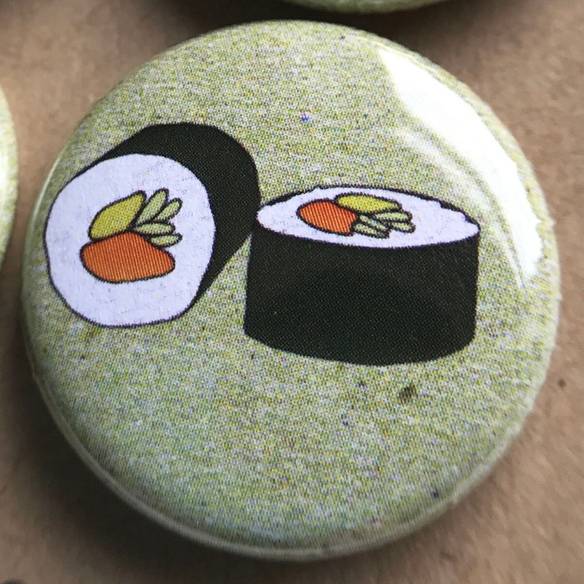 Sushi Fridge Magnets set of Four Temaki Uramaki Prawn - Etsy