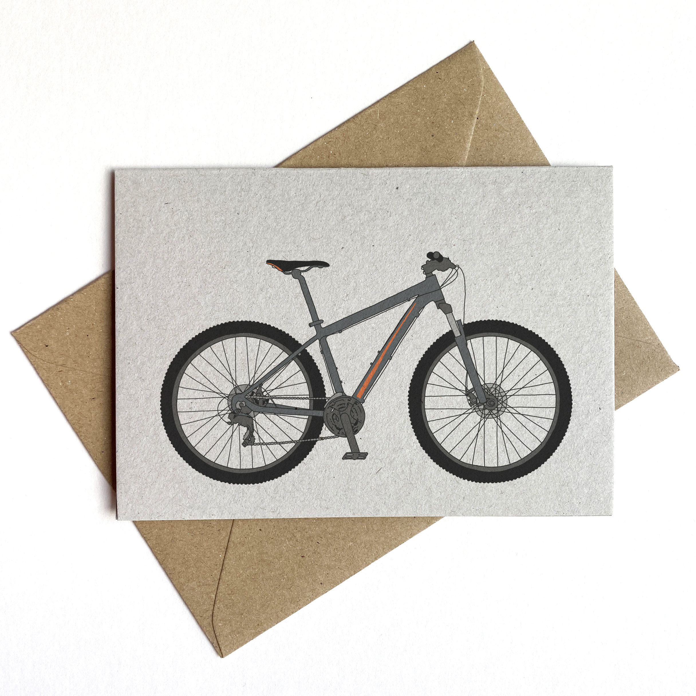 Mountain Bike Card Card for Cyclist Cycling Greetings Card | Etsy UK