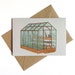 Greenhouse Card Garden Plant Illustration Eco Friendly / Recycled ...
