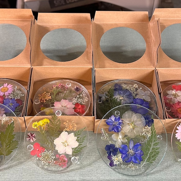 Pressed Flower Glass - Etsy