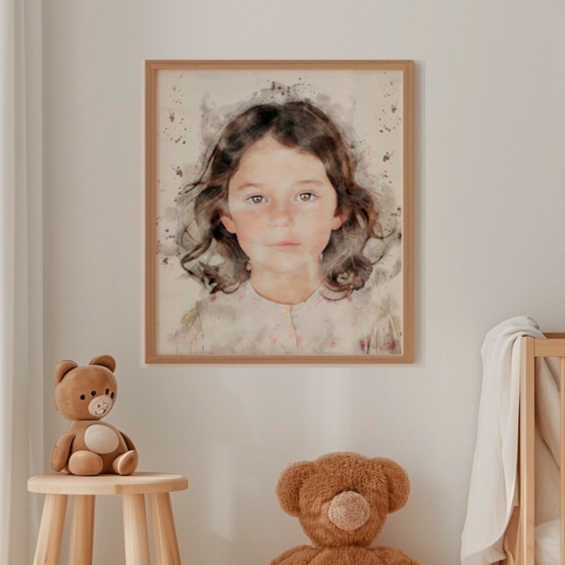 Order a Watercolor Children's Portrait, Memories for a Lifetime - Etsy