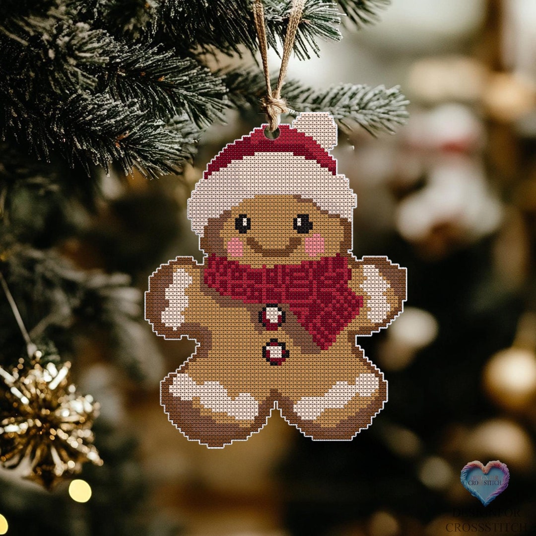 Holiday Gingerbread. Christmas Design for Cross Stitch - Etsy