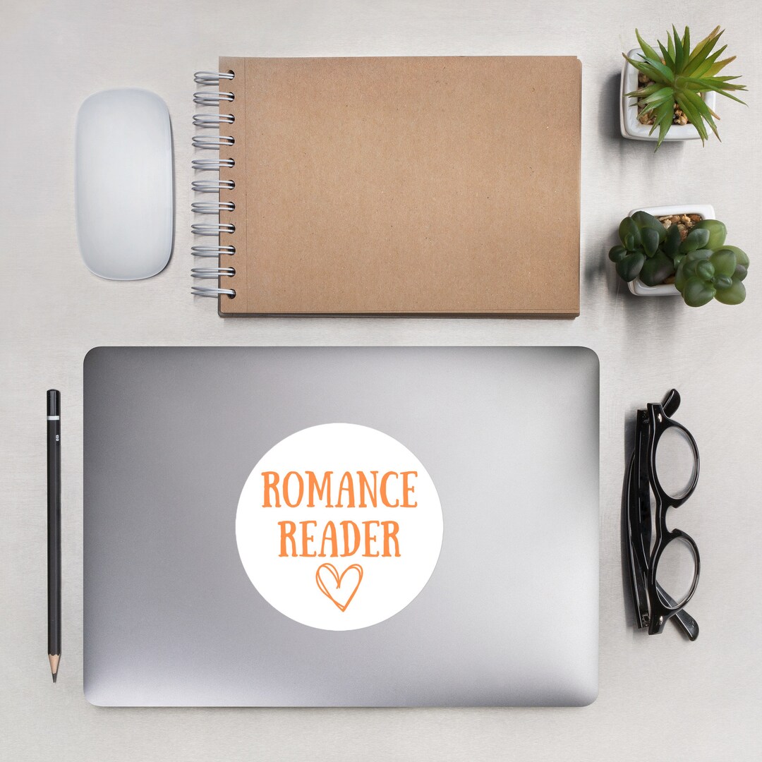 Romance Reader Sticker for Bookworms - Etsy