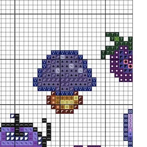 Stardew Valley Cross Stitch - Purple Pallette - SDV, Cottagecore ...