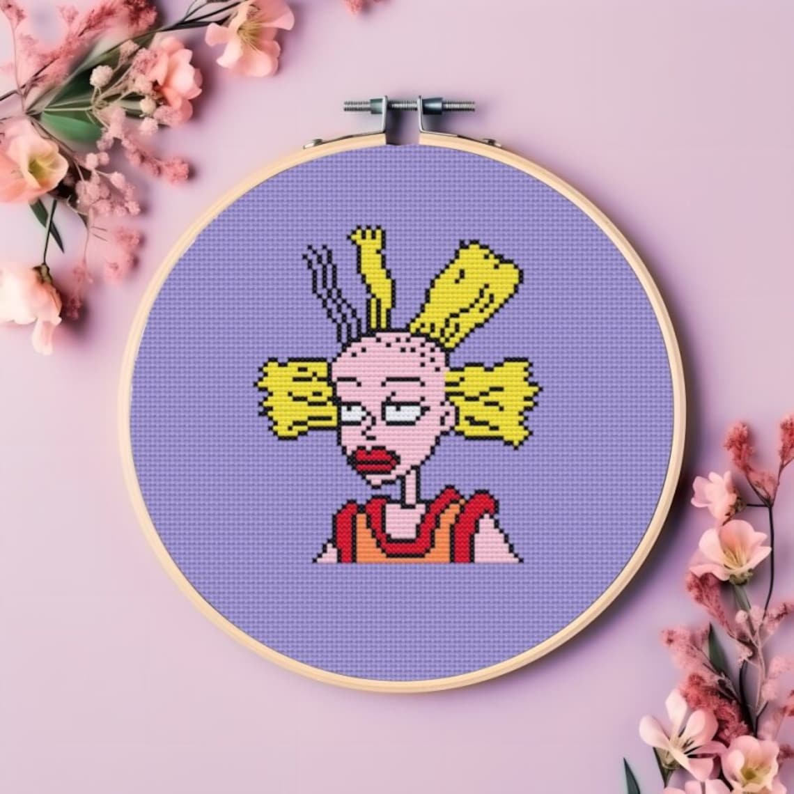 Rugrats Cynthia Cross Stitch Pattern 90's Pattern - Etsy
