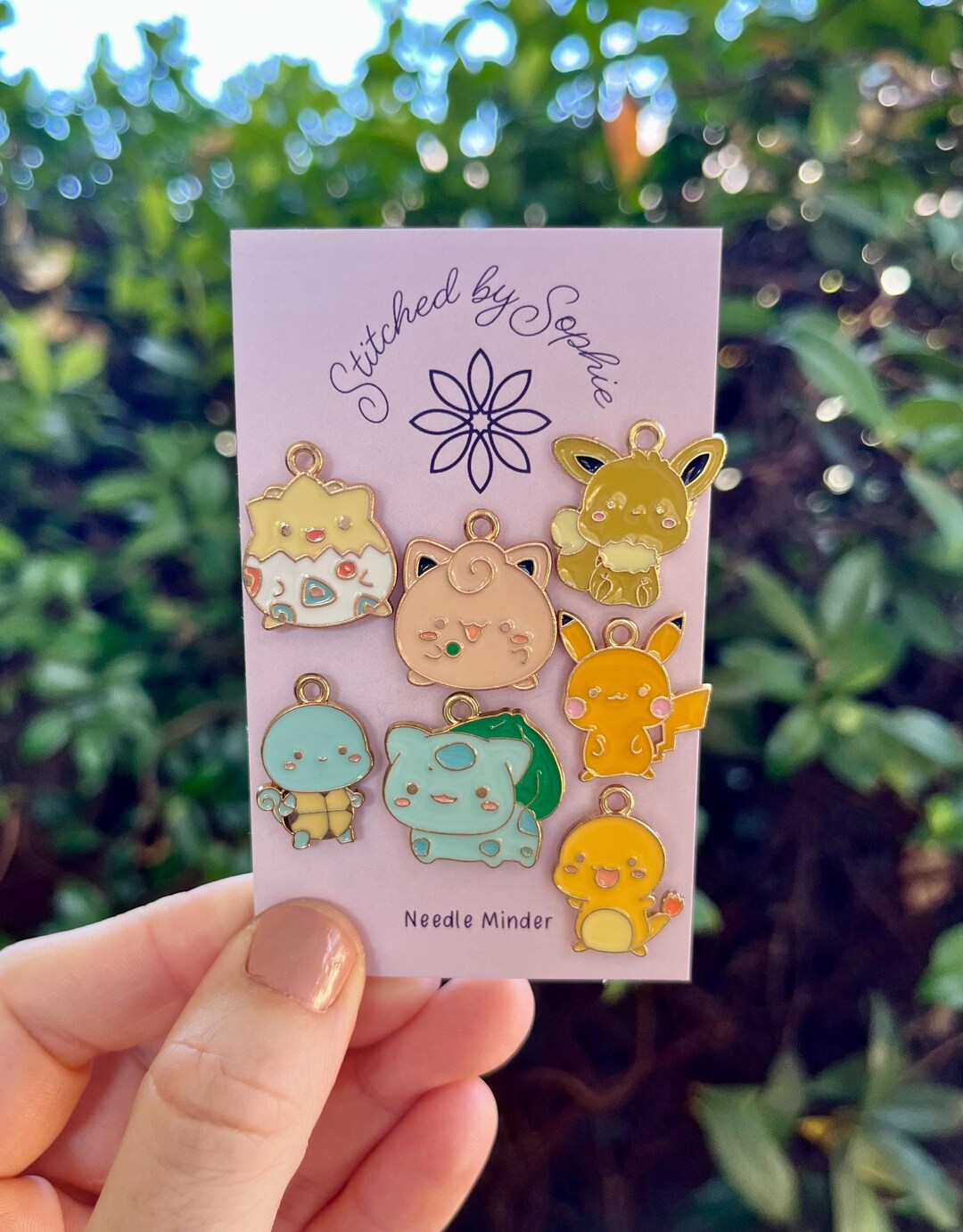 MEGA PACK X7 Needle Minders, Kawaii Pokemon Pikachu, Charmander ...