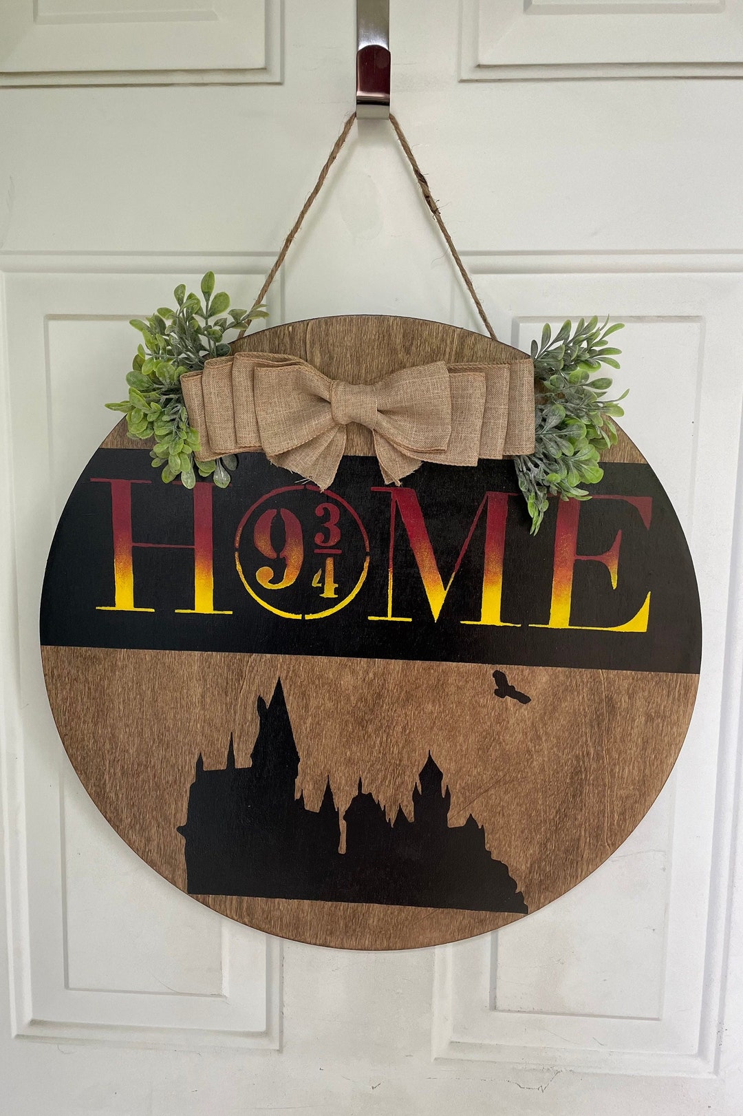 Harry Potter, Home Sign, Welcome Sign, Hanging Sign, Gryffindor ...