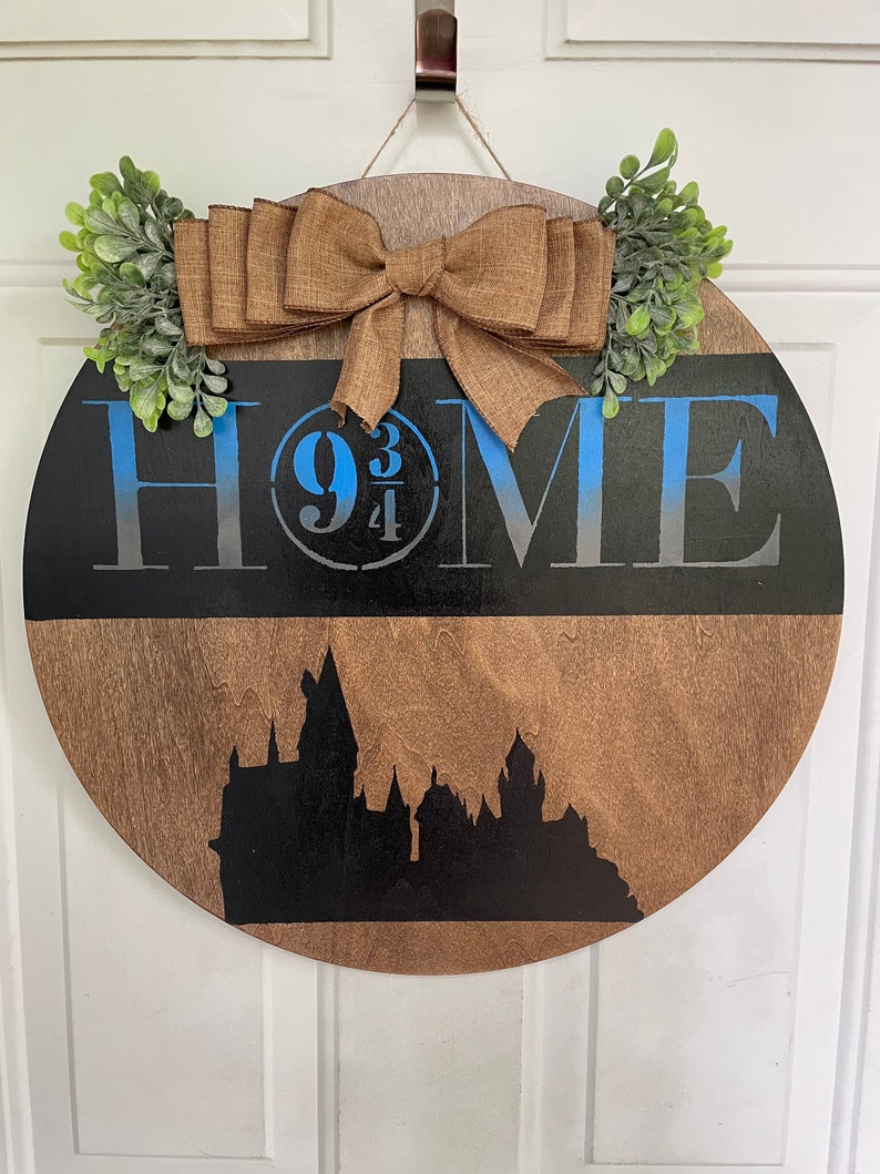 Harry Potter, Home Sign, Welcome Sign, Hanging Sign, Gryffindor ...