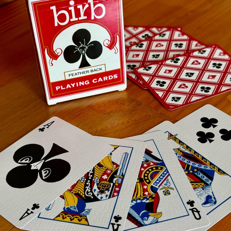 Bird Playing Cards | Hand-drawn Poker Deck | Unique Wildlife Gift for ...