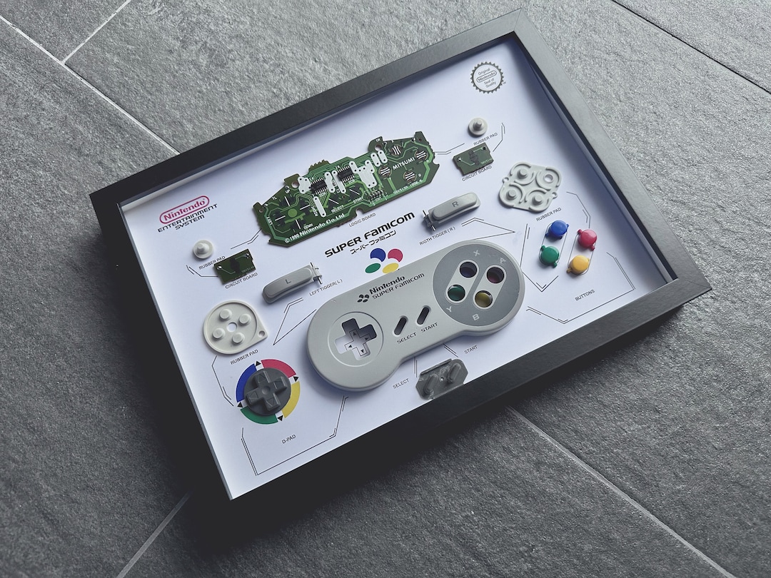 Nintendo Super Famicom Retro Gaming Frame super Nintendo - Etsy UK