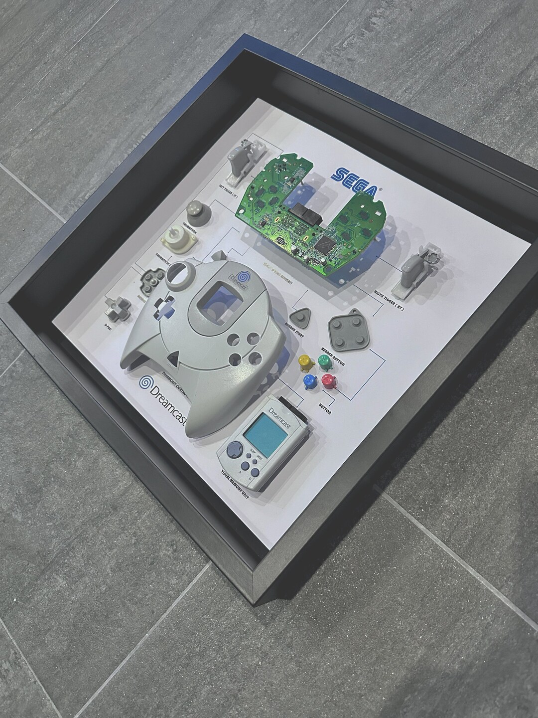 Sega Dreamcast Retro Gaming Frame - Etsy