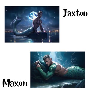 Mermen of 2024 - Poster Collection | Poster Version of 2024 Calendar ...