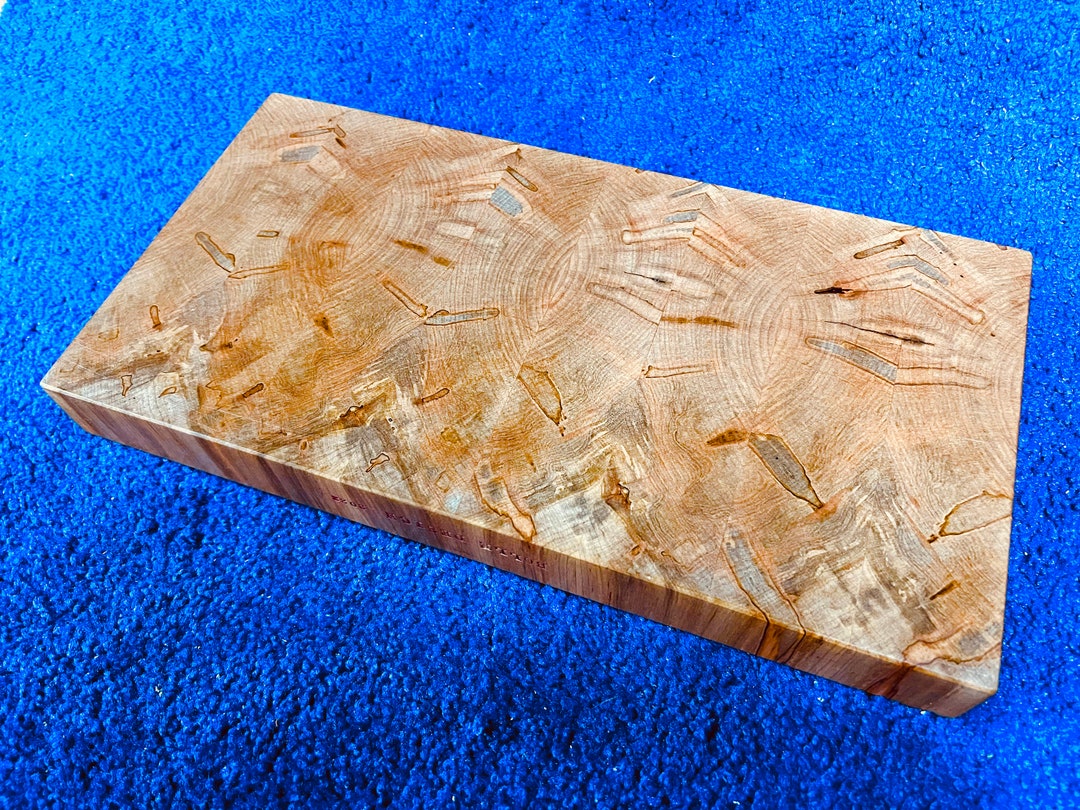 Spalted Maple Heartwood, True Butcher Block Board: Cutting Board ...