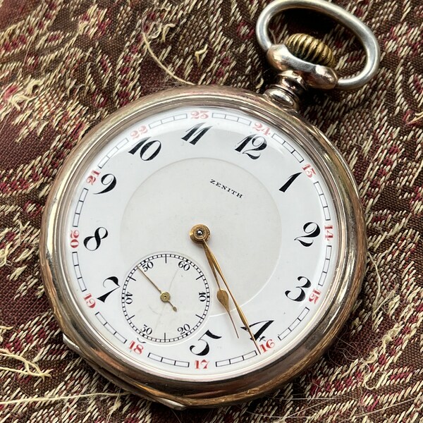 Zenith Pocket Watch - Etsy