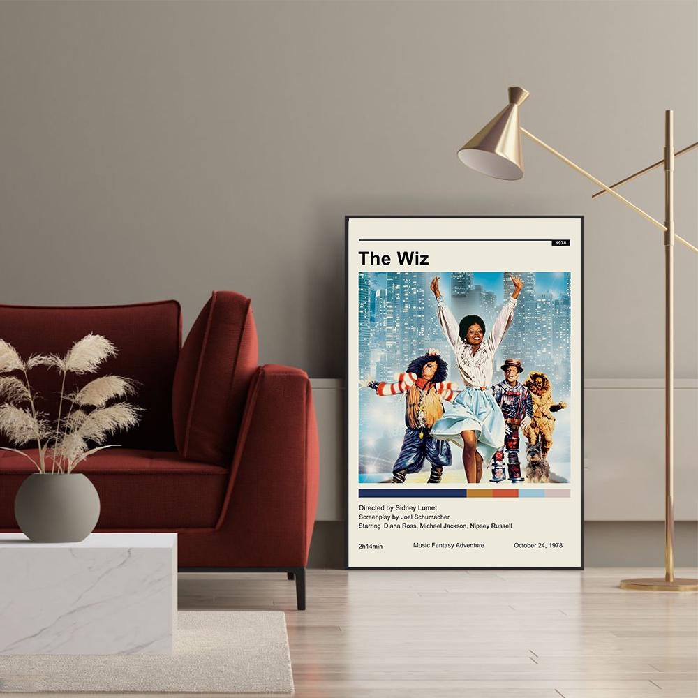 The Wiz Poster Movie Poster Wall Art Home Decoration Custom Poster ...