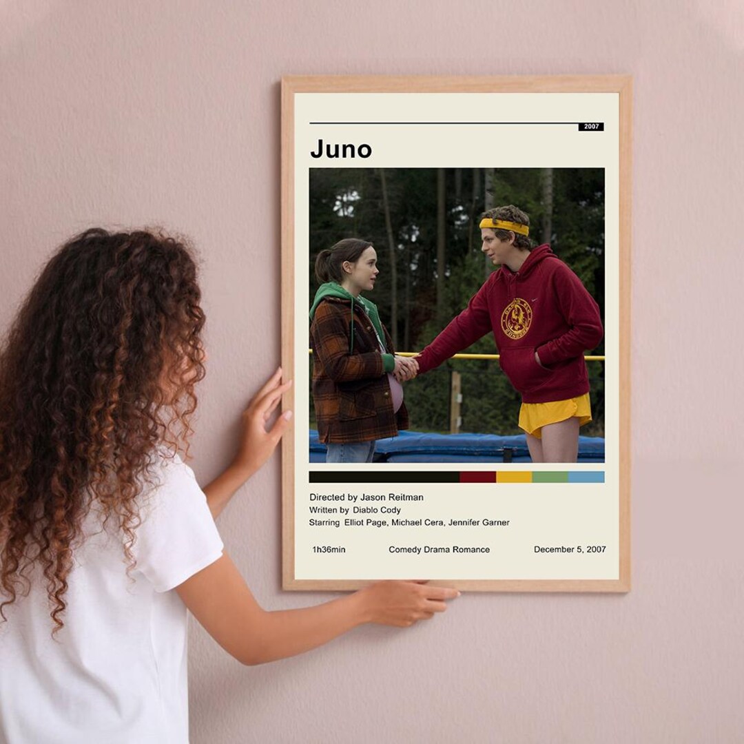 JUNO Vintage Poster Minimalist Movie Poster Wall Art Home Decor Custom ...