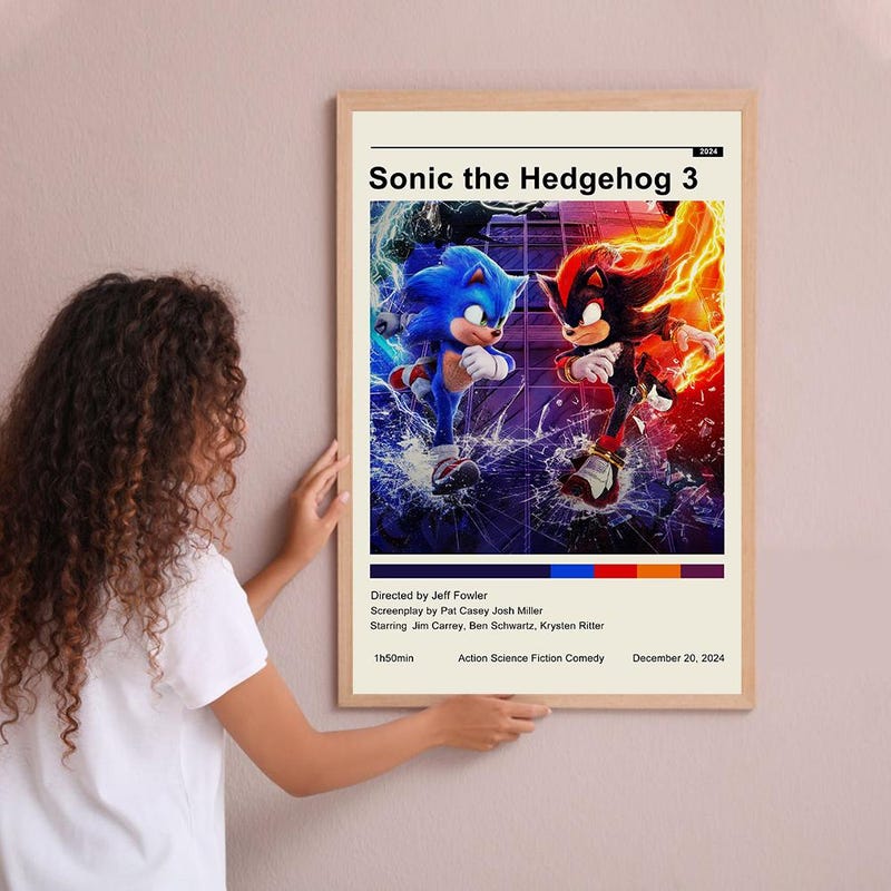 Sonic 3 Poster - Etsy