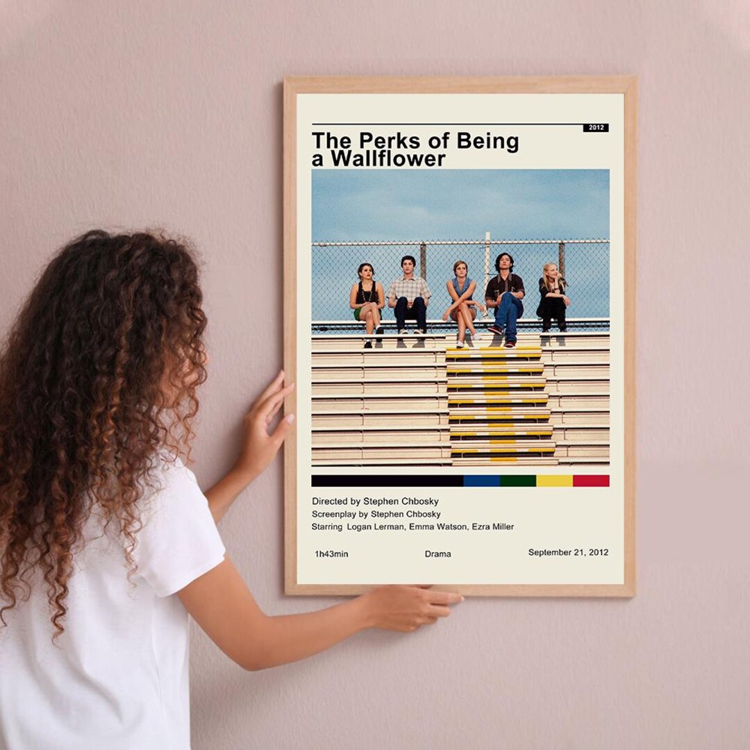 The Perks of Being a Wallflower Vintage Poster Retro Movie Poster Wall ...