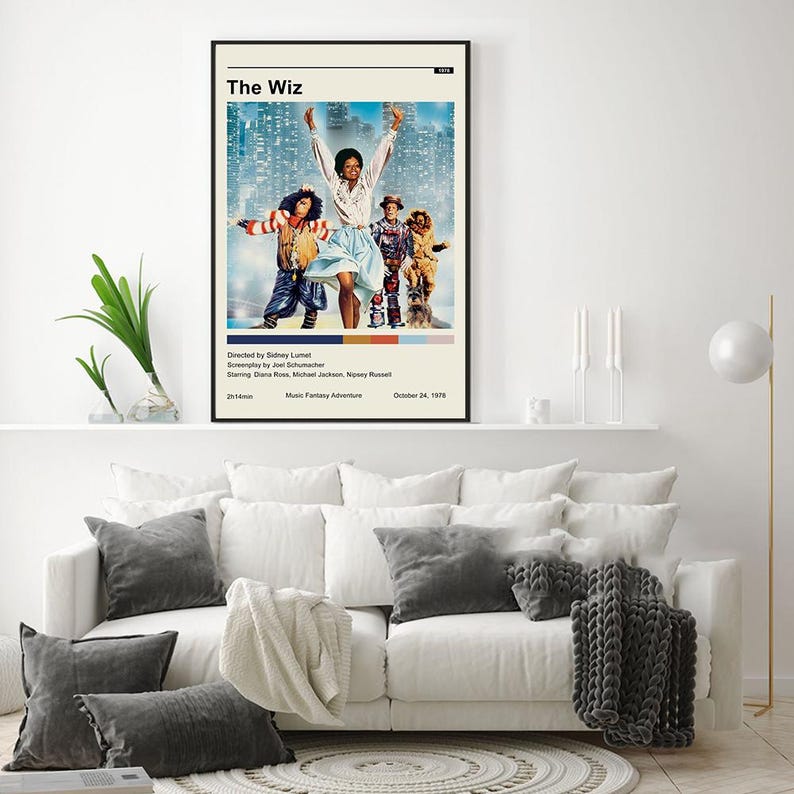 The Wiz Poster Movie Poster Wall Art Home Decoration Custom Poster ...
