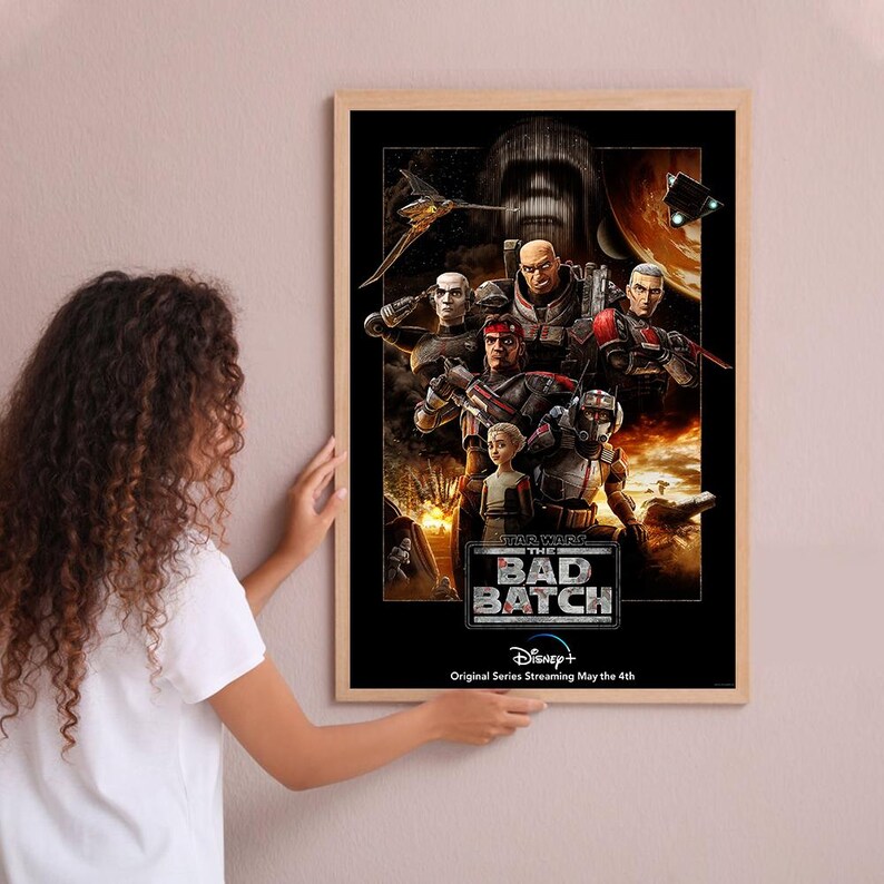 Star Wars the Bad Batch Movie Poster Wall Art Home Decoration Canvas ...