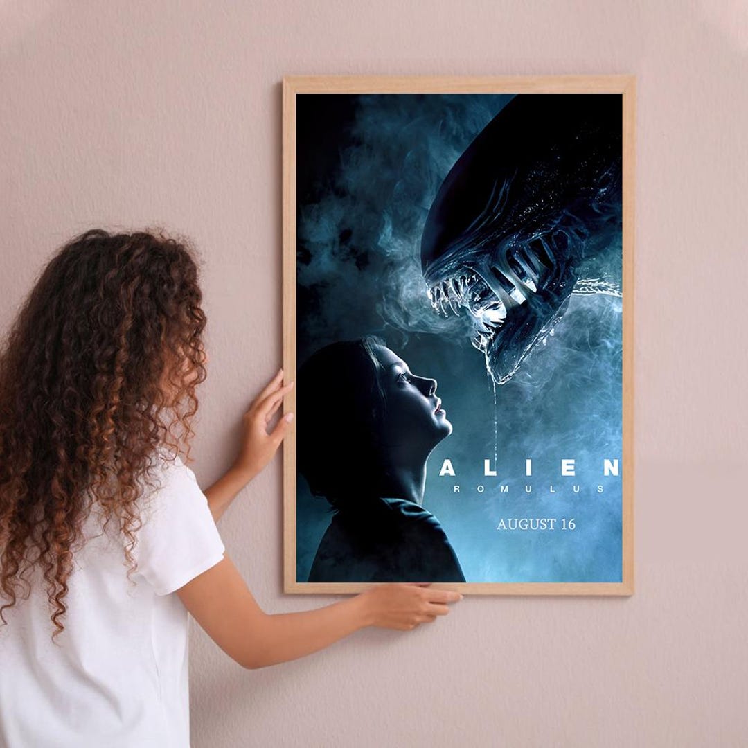 Alien Romulus Movie Poster Wall Art Home Decoration Custom Poster Print ...