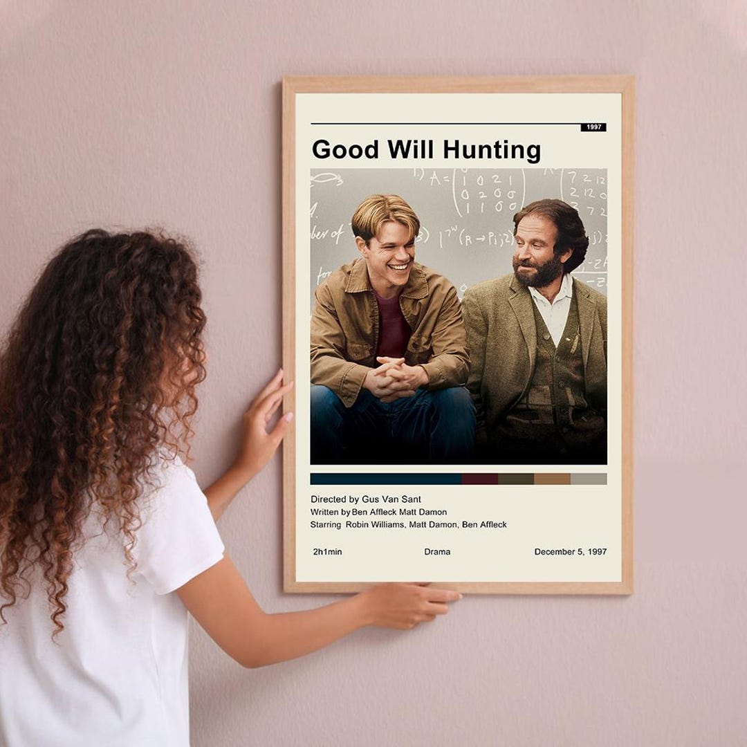 Good Will Hunting Vintage Poster Movie Poster Wall Art Home Decoration ...