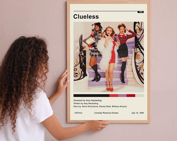 Clueless Movie Art Film Poster Print Wall Art Gift A4 A3 - Etsy UK