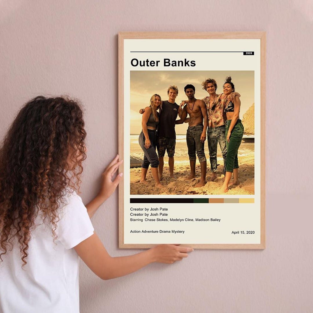Outer Banks Season 4 Vintage Poster Minimalist Movie Poster Wall Art ...
