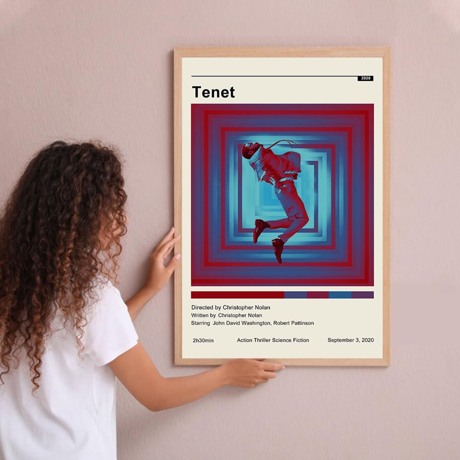 Tenet Movie Poster: Vintage Wall Art Print - Etsy