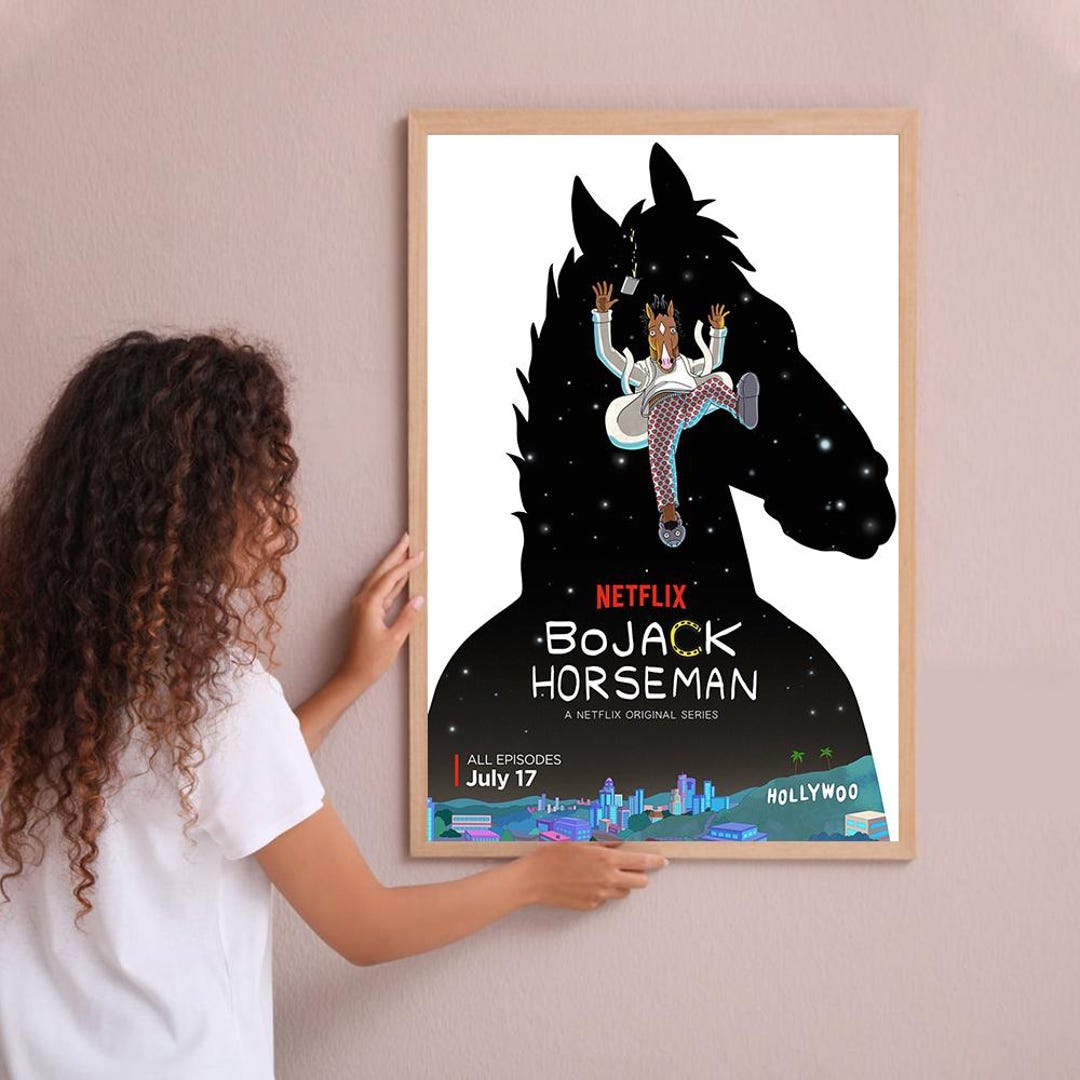 Bojack Horseman Movie Poster Wall Art Home Decoration Custom Poster ...