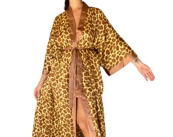 Leopard Print Robe - Etsy