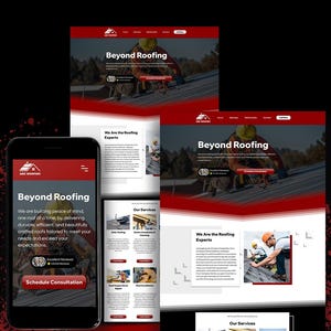 Roofing Website Template – Professional Wix Design for Roofers ...